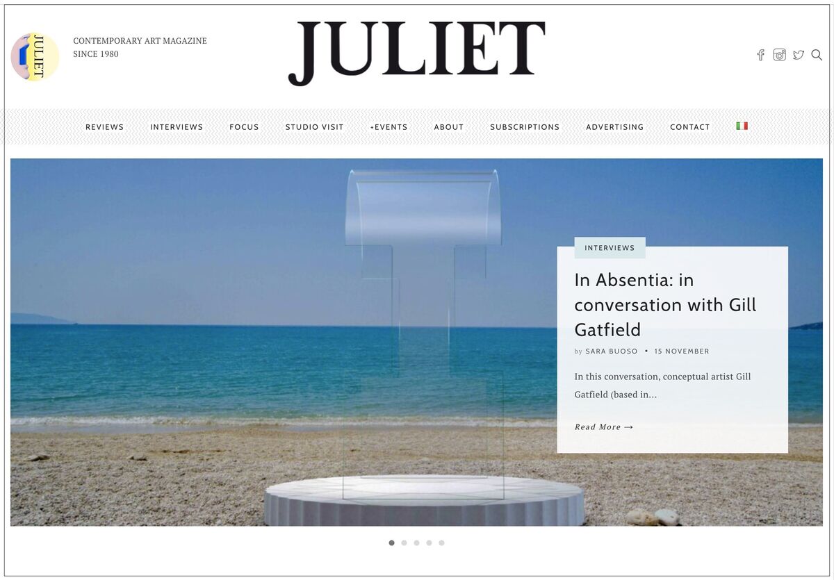 IN ABSENTIA: In Conversation with Gill Gatfield — Gill Gatfield